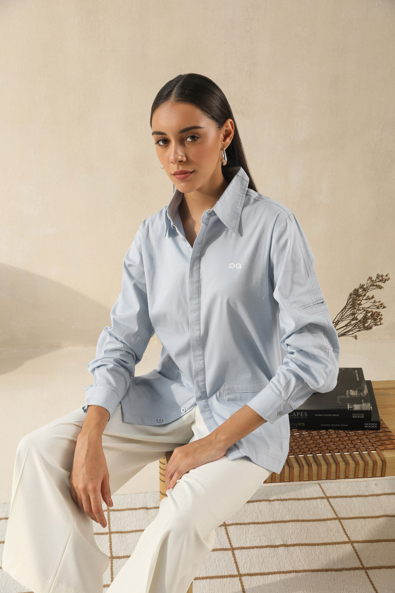 Oversize Shirt: Elevate Your Workwear Style - Primal Gray