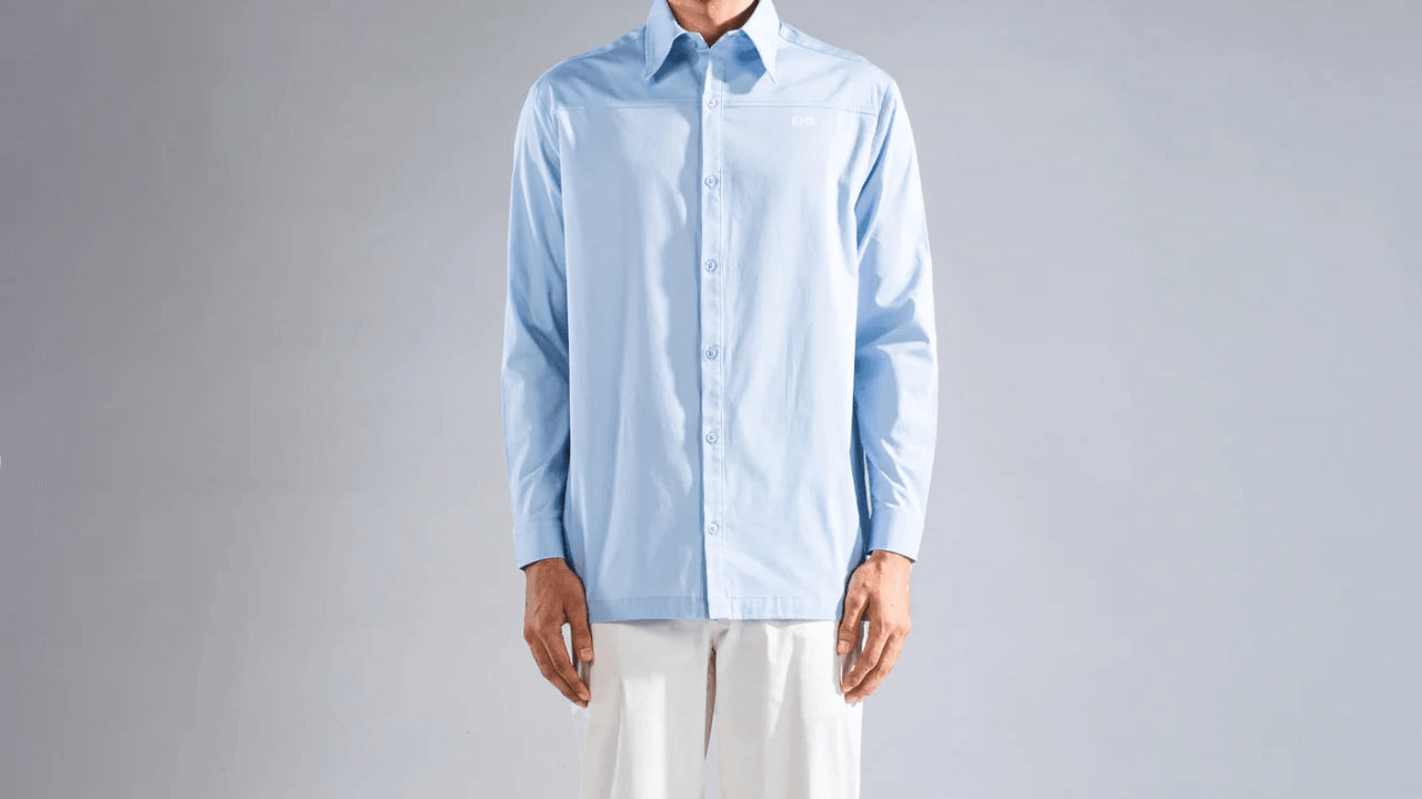 5 Ice Blue Shirt Combinations For Men [Casual + Formal]