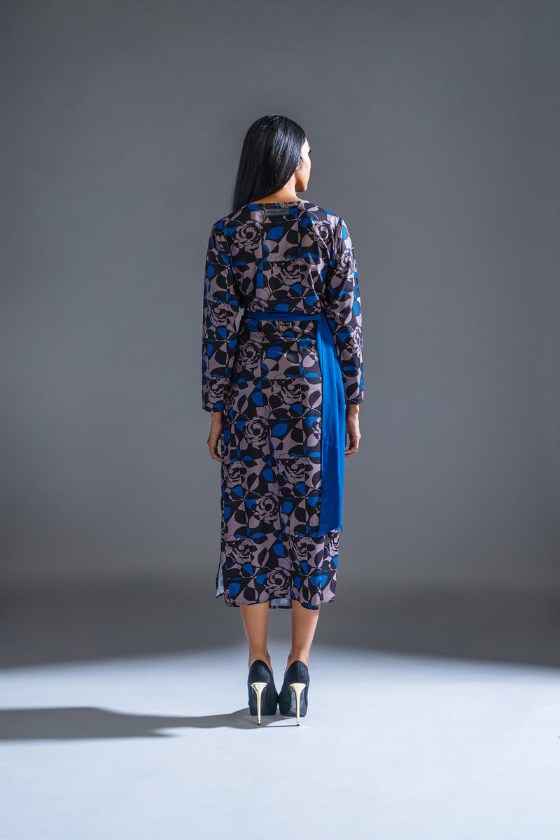 Winter Wrap Dress – Primal Gray