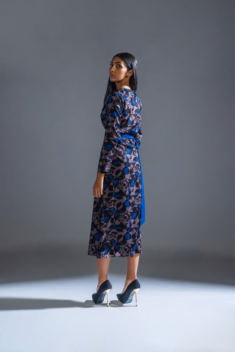 Winter Wrap Dress – Primal Gray