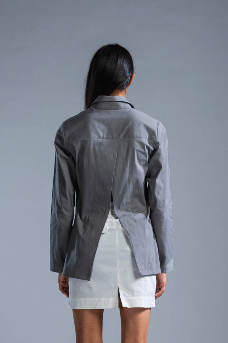 Open Back Shirt for Women: Effortless Style & Comfort – Primal Gray