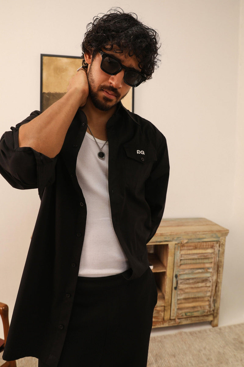 Extra Long Shirt for Men | Breathable Comfort - Primal Gray