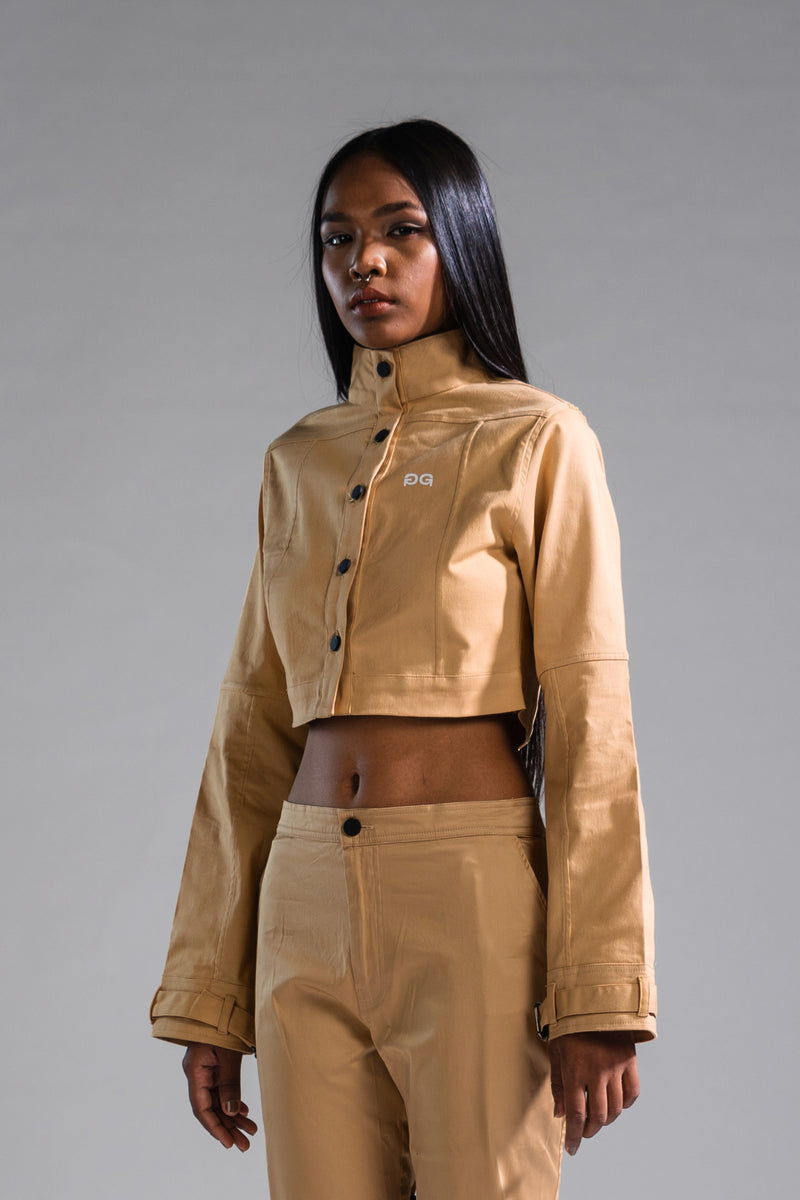 Best Quality Beige Cropped Summer Jackets For Women [Organic Fair Trade ...