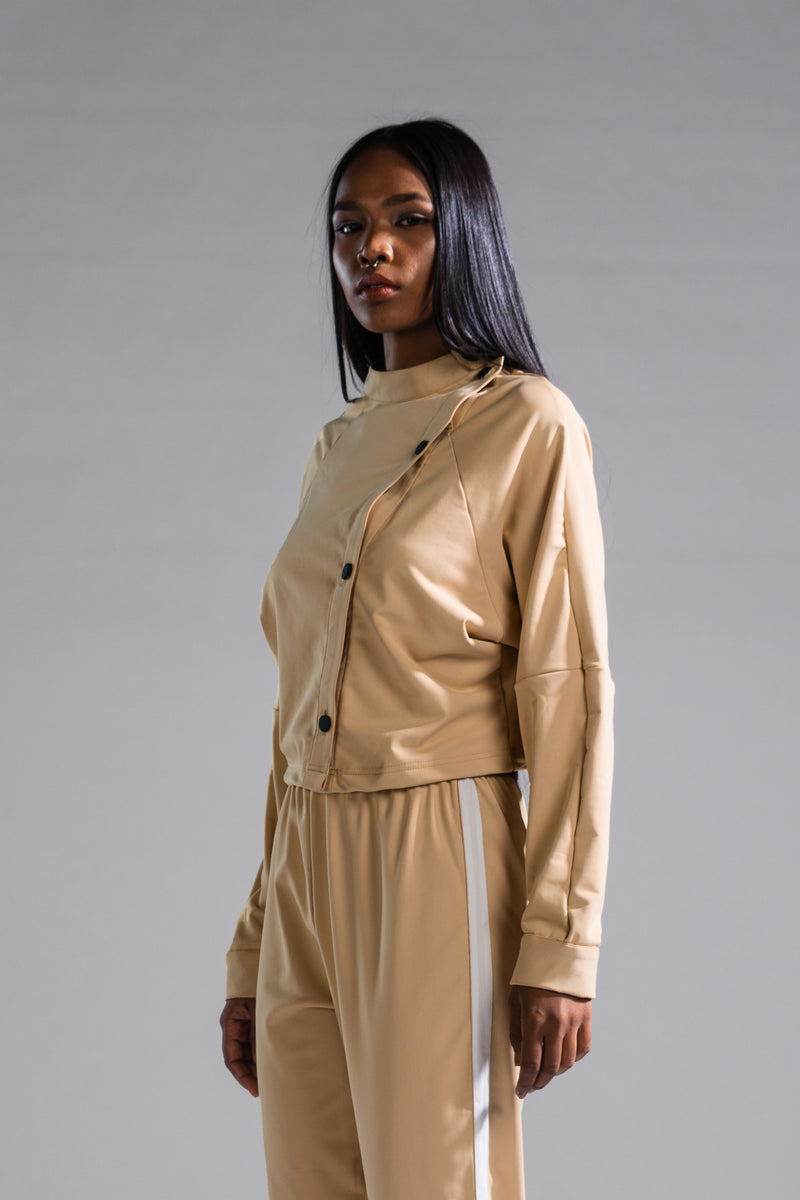 High Neck Jacket – Primal Gray