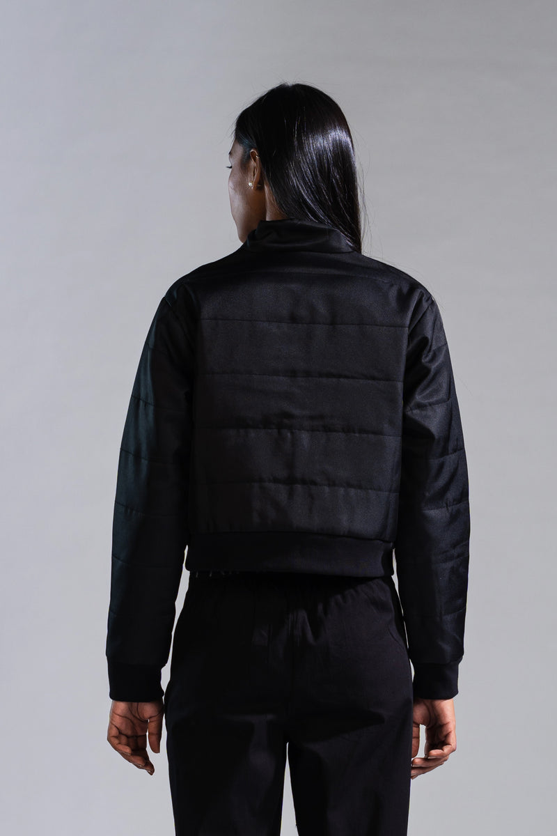 Turtleneck Puffer Jacket – Primal Gray
