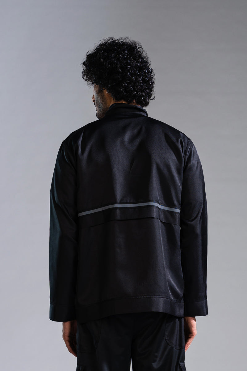 Layered Puffer Jacket – Primal Gray